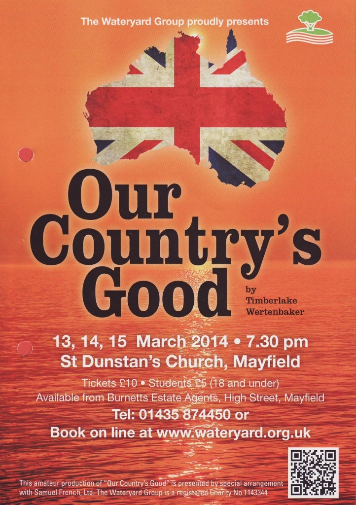 2014 Our Country’s Good by Timberlake Wertenbaker
